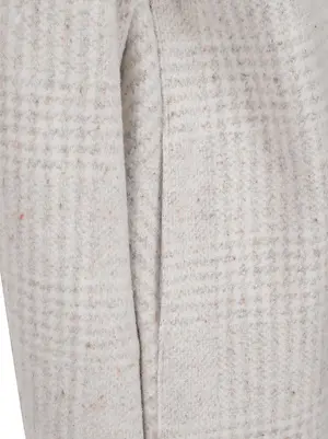 Harris Wharf London Checked Button-up Coat