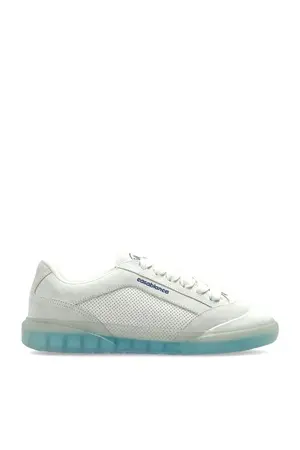 Casablanca Logo Plaque Lace-up Sports Sneakers - White