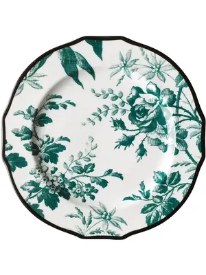 Gucci Herbarium Dessert Plate, Set Of Two - White