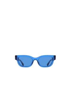 FERRAGAMO Rectangular Frame Sunglasses - Blue