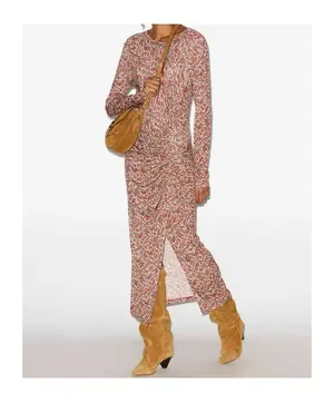 Isabel Marant Étoile Jelina Paisley Print Long Sleeve Dress