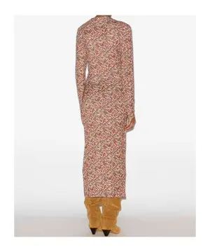 Isabel Marant Étoile Jelina Paisley Print Long Sleeve Dress
