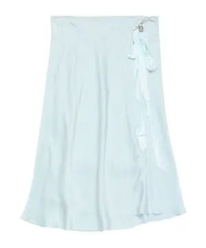 Acne Studios Wrap Skirt With Silver-tone Embellishments