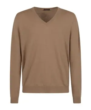 Prada Long-sleeved V-neck Sweater