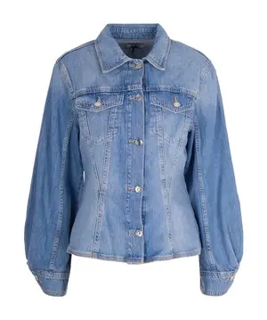 Liu Jo Long Sleeve Buttoned Denim Jacket