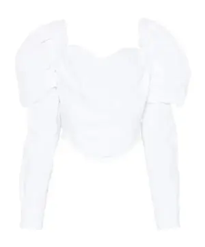 VIVIENNE WESTWOOD Vivienne Westwood Long Sleeve Puff Sleeve Corset Top