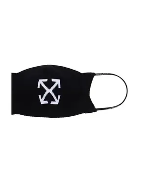 Off-White Jacquard Arrows Motif Face Mask