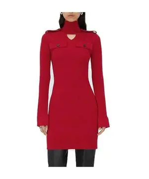 Bottega Veneta Cut-out Triangle Fitted Dress