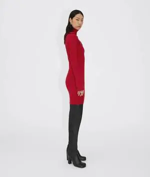 Bottega Veneta Cut-out Triangle Fitted Dress