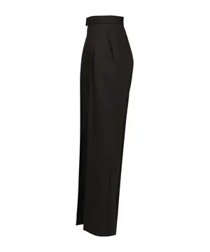 VIVIENNE WESTWOOD Pleated Flared Trousers - Black