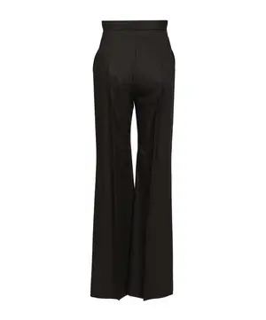 VIVIENNE WESTWOOD Pleated Flared Trousers - Black