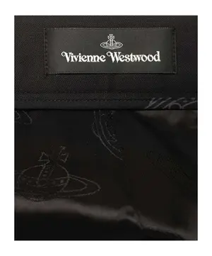 VIVIENNE WESTWOOD Pleated Flared Trousers - Black