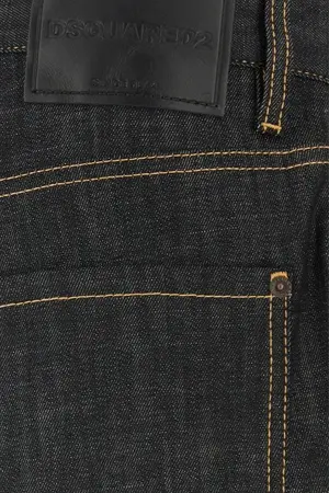 Dsquared2 Five-pocket Wide-leg Jeans - Black