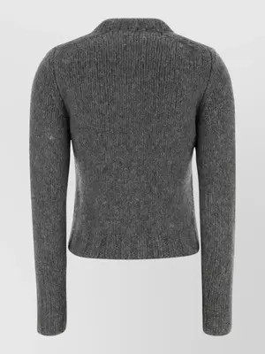 Miu Miu Crewneck Button-up Cardigan