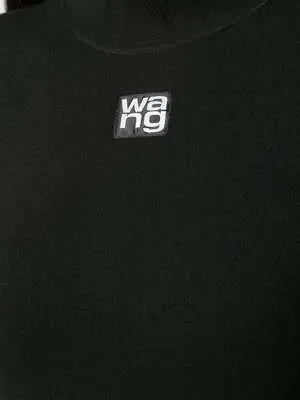 Alexander Wang Mock Neck Short Sleeve T-shirt