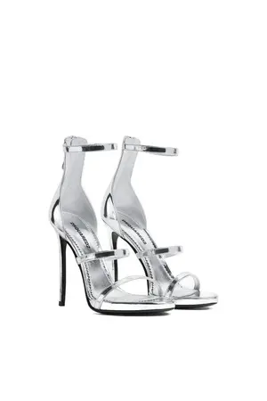 Dsquared2 Heeled Sandals With Stiletto Heel And Zip Closure