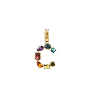 Dolce & Gabbana 18kt Yellow Gold Multi-stone Necklace Pendant - Multicolor