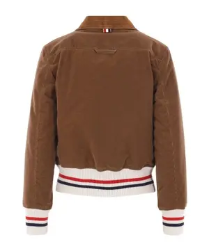 Thom Browne Padded Cropped Corduroy Jacket