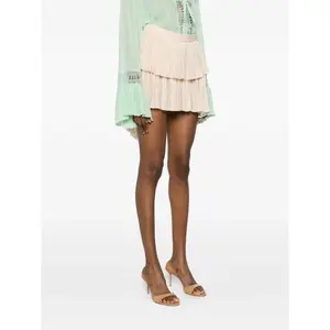 Blumarine Tiered Pleated Skirt