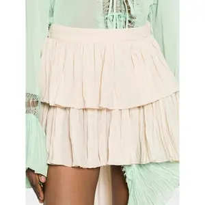 Blumarine Tiered Pleated Skirt