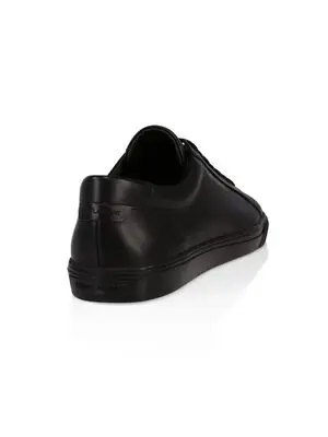 Saint Laurent Andy Lace-up Sneakers - Black