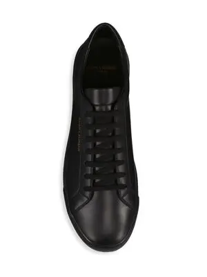 Saint Laurent Andy Lace-up Sneakers - Black