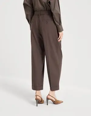 Brunello Cucinelli Belted Tailored Trousers