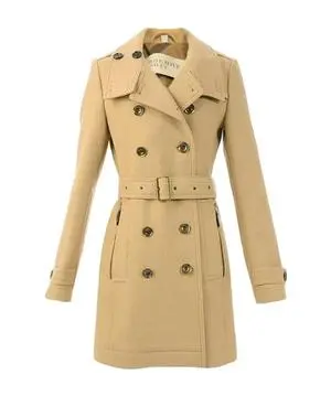 Burberry Double Breasted Coats For Women