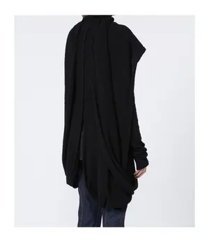 Sportmax High-neck Knitted Jumper With Front Slit