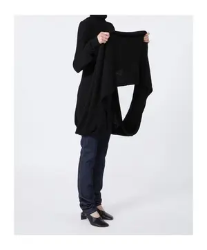 Sportmax High-neck Knitted Jumper With Front Slit