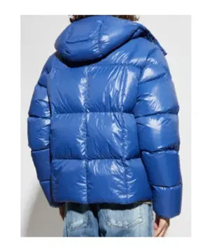Moncler Serfanto Hooded Puffer Jacket - Blue