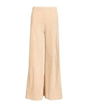 FORTE_FORTE High-waisted Velvet Wide Leg Pants