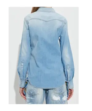 Dsquared2 Buttoned Denim Shirt