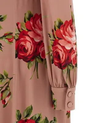 Dolce & Gabbana Floral Print Midi Dress