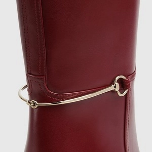 Gucci Slim Horsebit Boots - Red