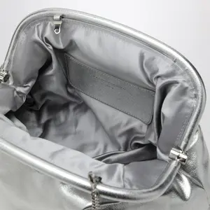 Stella McCartney Metallic Chain Clutch Bag - Silver