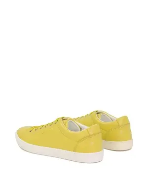 Dolce & Gabbana Round Toe Lace Up Logo Casual Sneakers