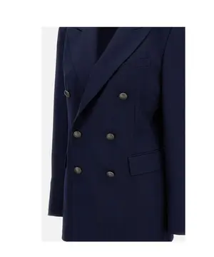 Ralph Lauren Ramona Double-breasted Wool Blazer