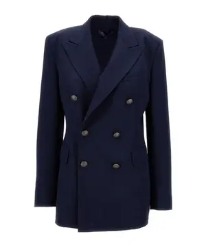 Ralph Lauren Ramona Double-breasted Wool Blazer - No
