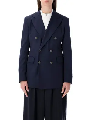 Ralph Lauren Ramona Double-breasted Wool Blazer