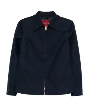 Gucci Monogrammed Zip-up Jacket