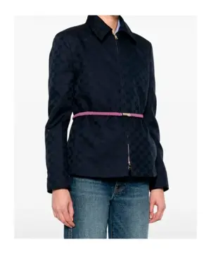 Gucci Monogrammed Zip-up Jacket