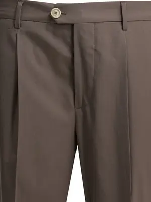 Brunello Cucinelli Pleated Trousers - Brown