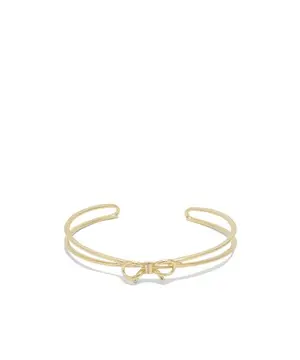 FERRAGAMO Bow Bangle Bracelet - Golden