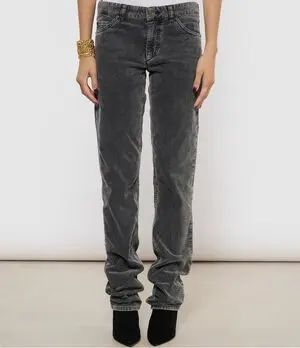 Isabel Marant Étoile Leniya Corduroy Trousers - Black
