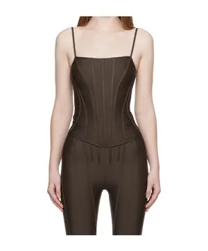 MUGLER Body-fitting Suspenders - Multicolor
