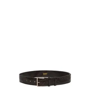 Max Mara Metal Buckle Belt - Black