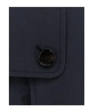 Burberry Double Breasted Belted Trench Coat