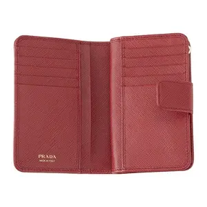 Prada Safiano Logo Wallet