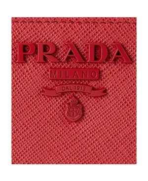 Prada Safiano Logo Wallet